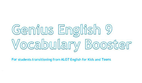 Genius English Teacher Reasources